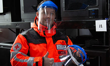 Zortrax Prints Medical Helmets for Polish Paramedics | Zortrax