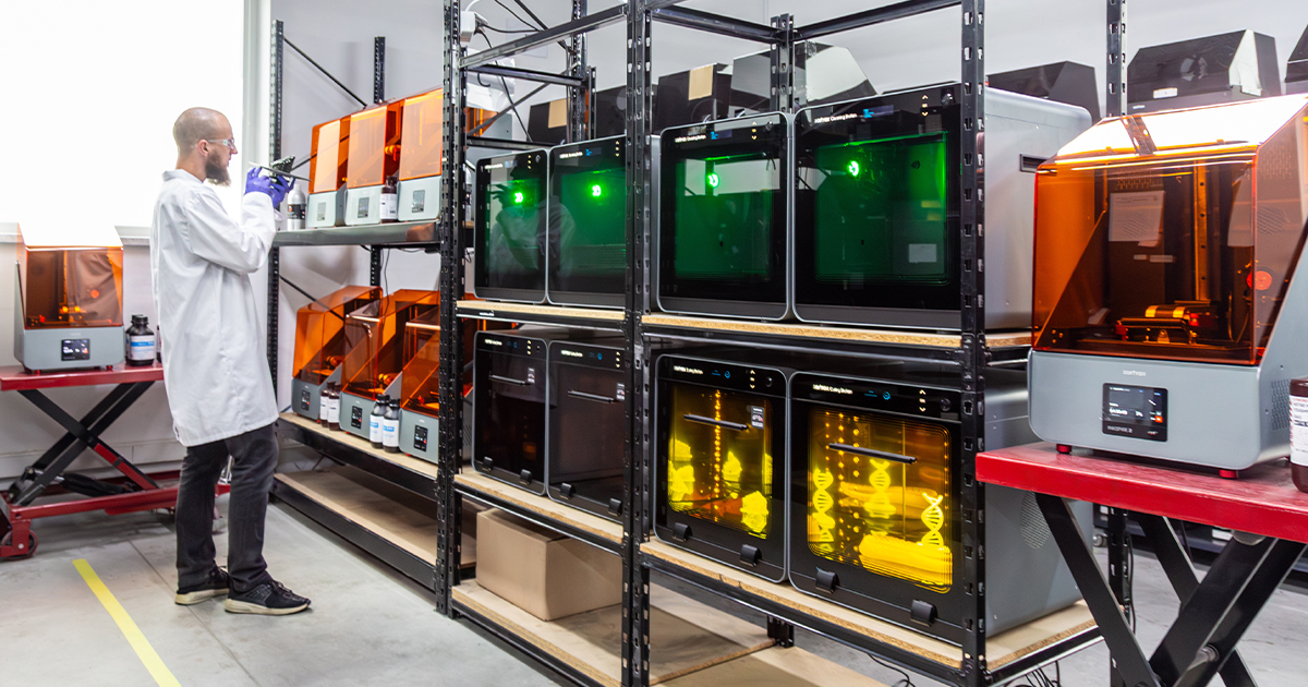 Print More Parts in Less Time - 3D Printing Farm with Cloud Management